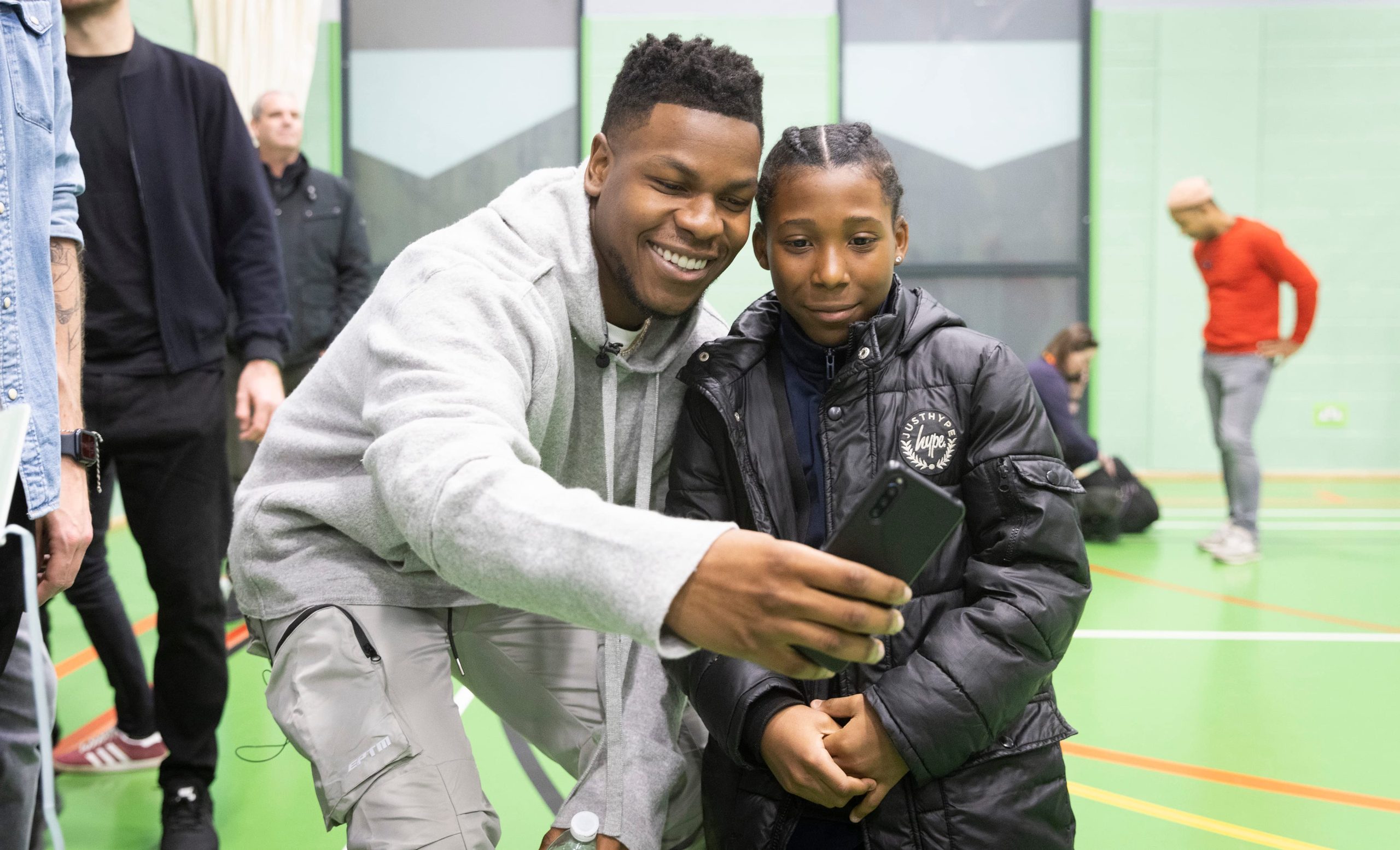 John Boyega delivers smiles at Legacy Youth Zone - OnSide