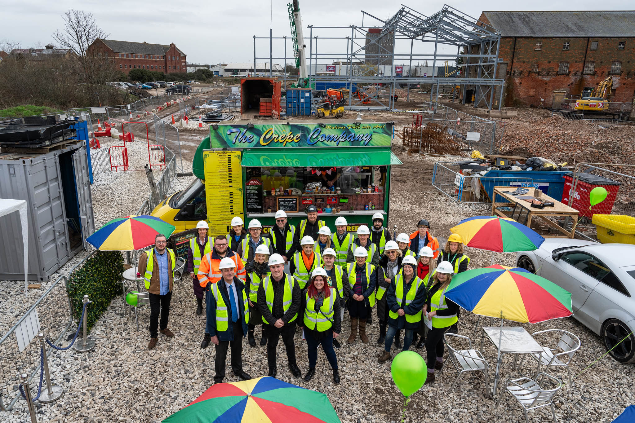 Supporters visit Horizon Youth Zone site - OnSide